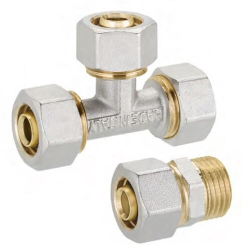 Pex Al Pex šrobovacie fitingy